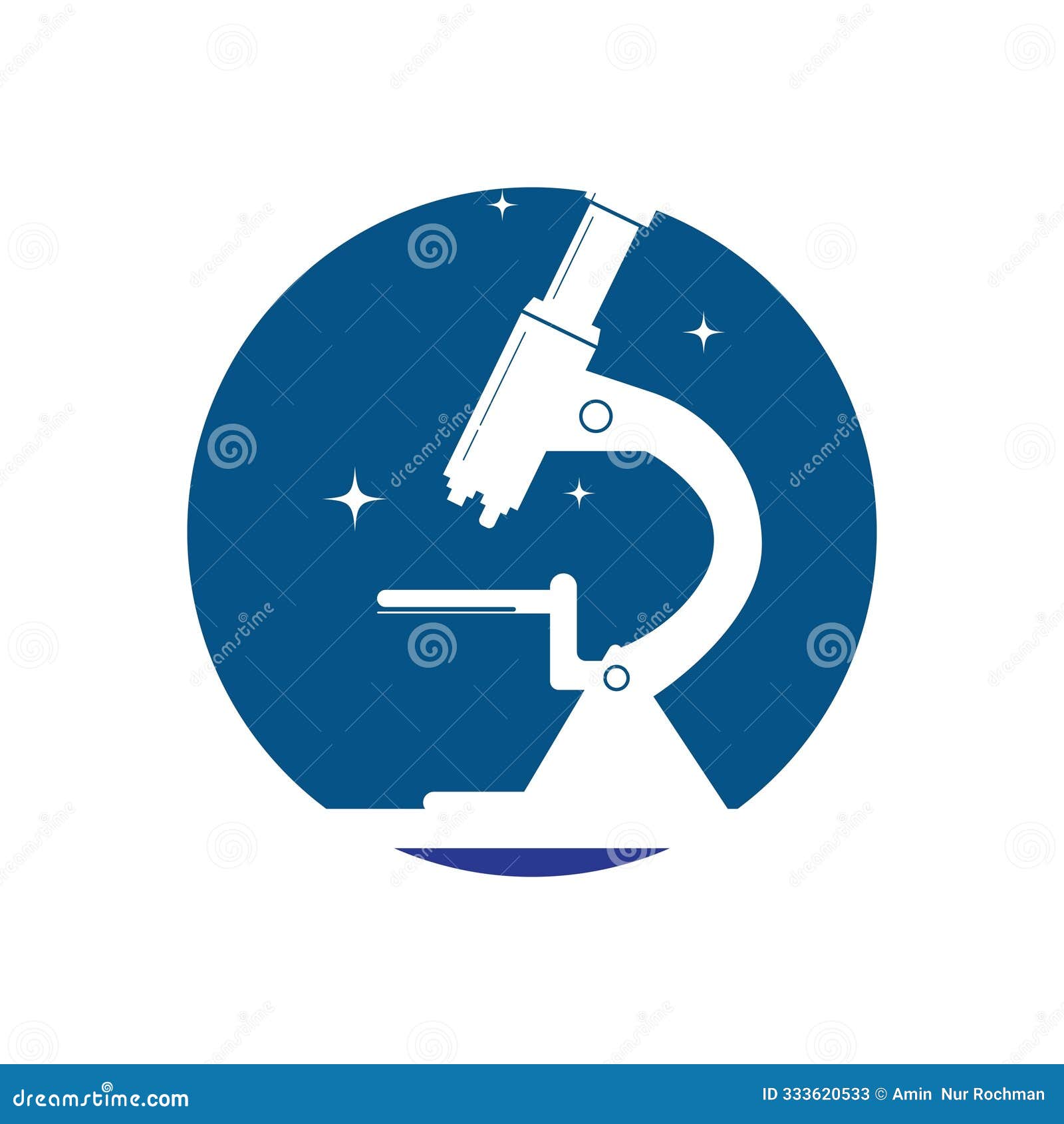 Microscope Logo Vector Icon Design Stock Illustration - Illustration of ...