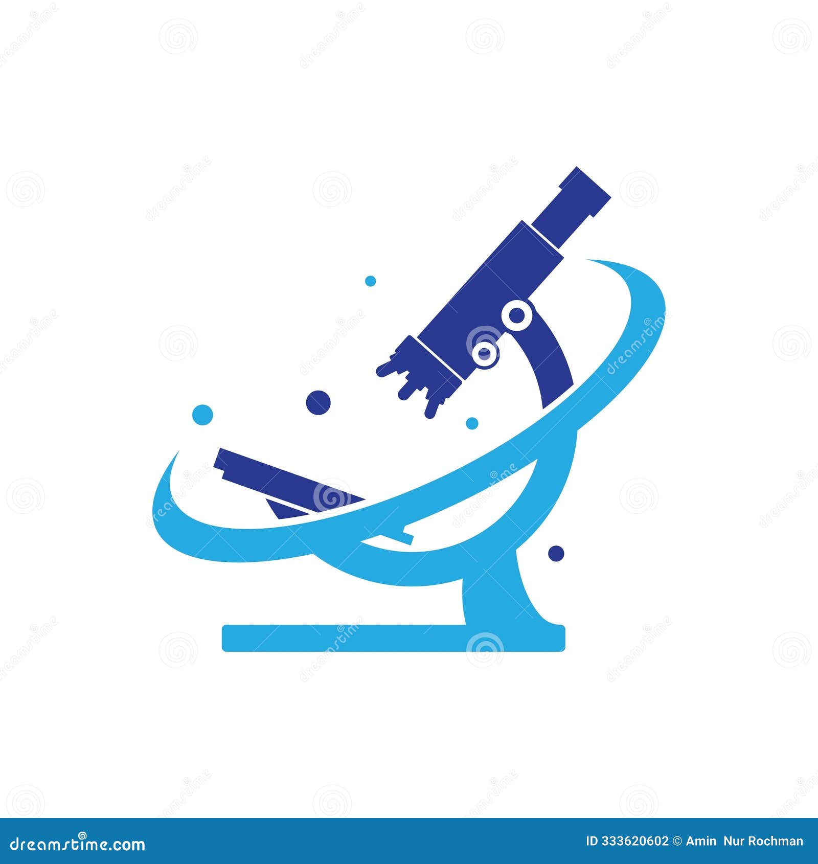 Microscope Logo Vector Icon Design Stock Illustration - Illustration of ...