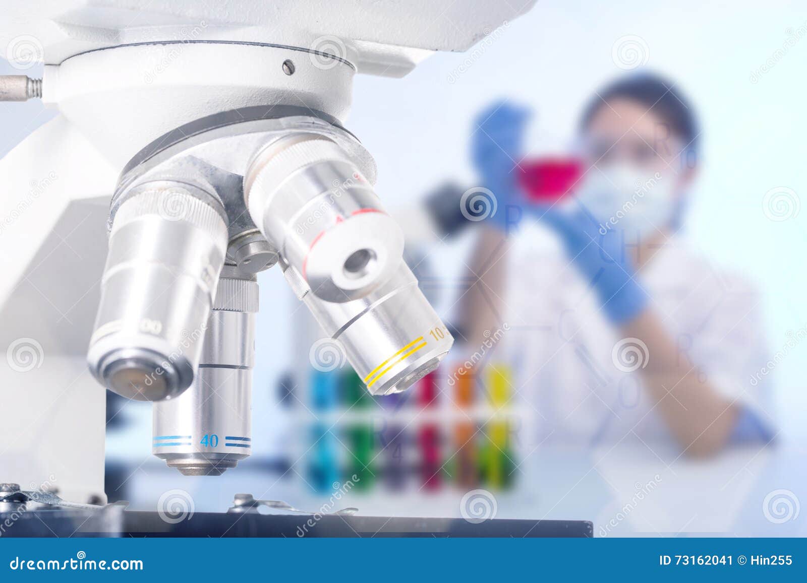 Microscope Machine for Research Stock Image - Image of development ...
