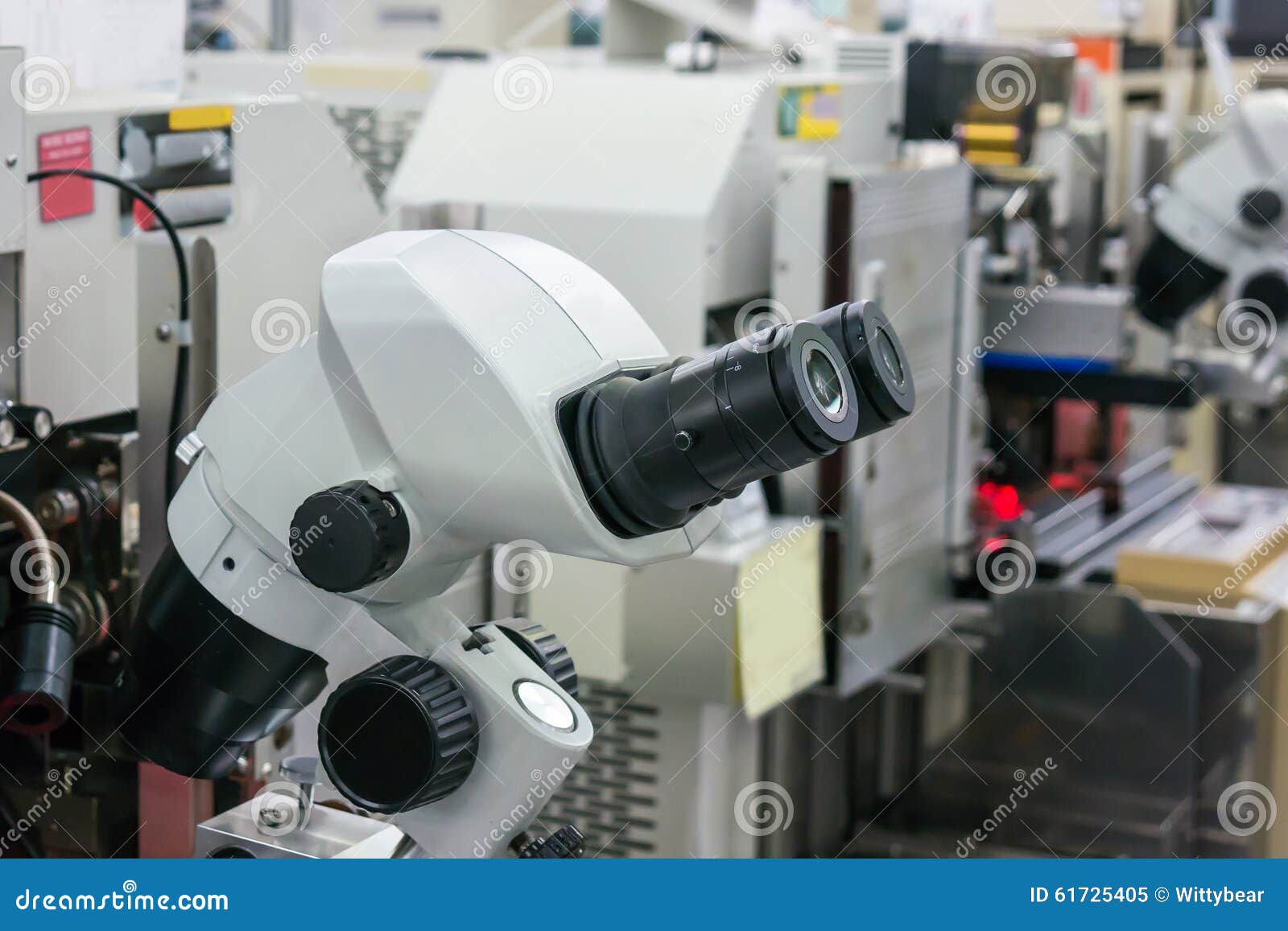 Microscope for Manufacturing Stock Image - Image of analysis ...