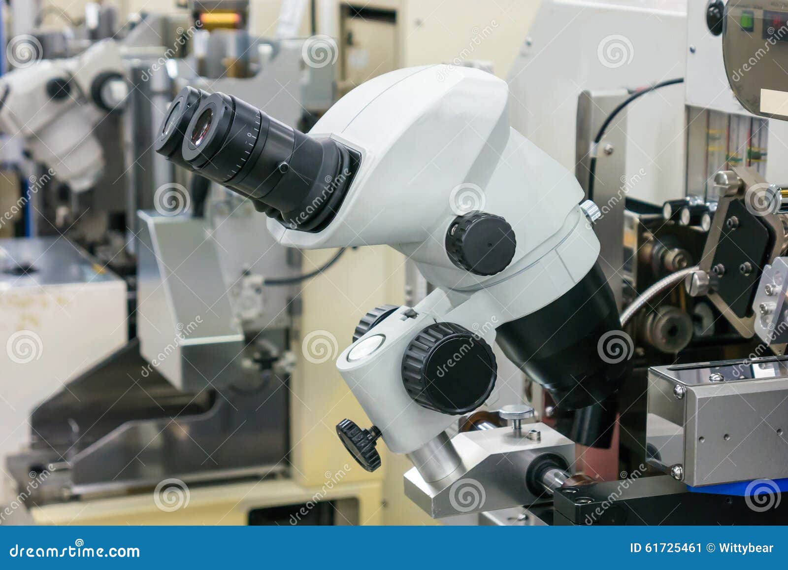 Microscope for Manufacturing Stock Image - Image of biology, industrial ...