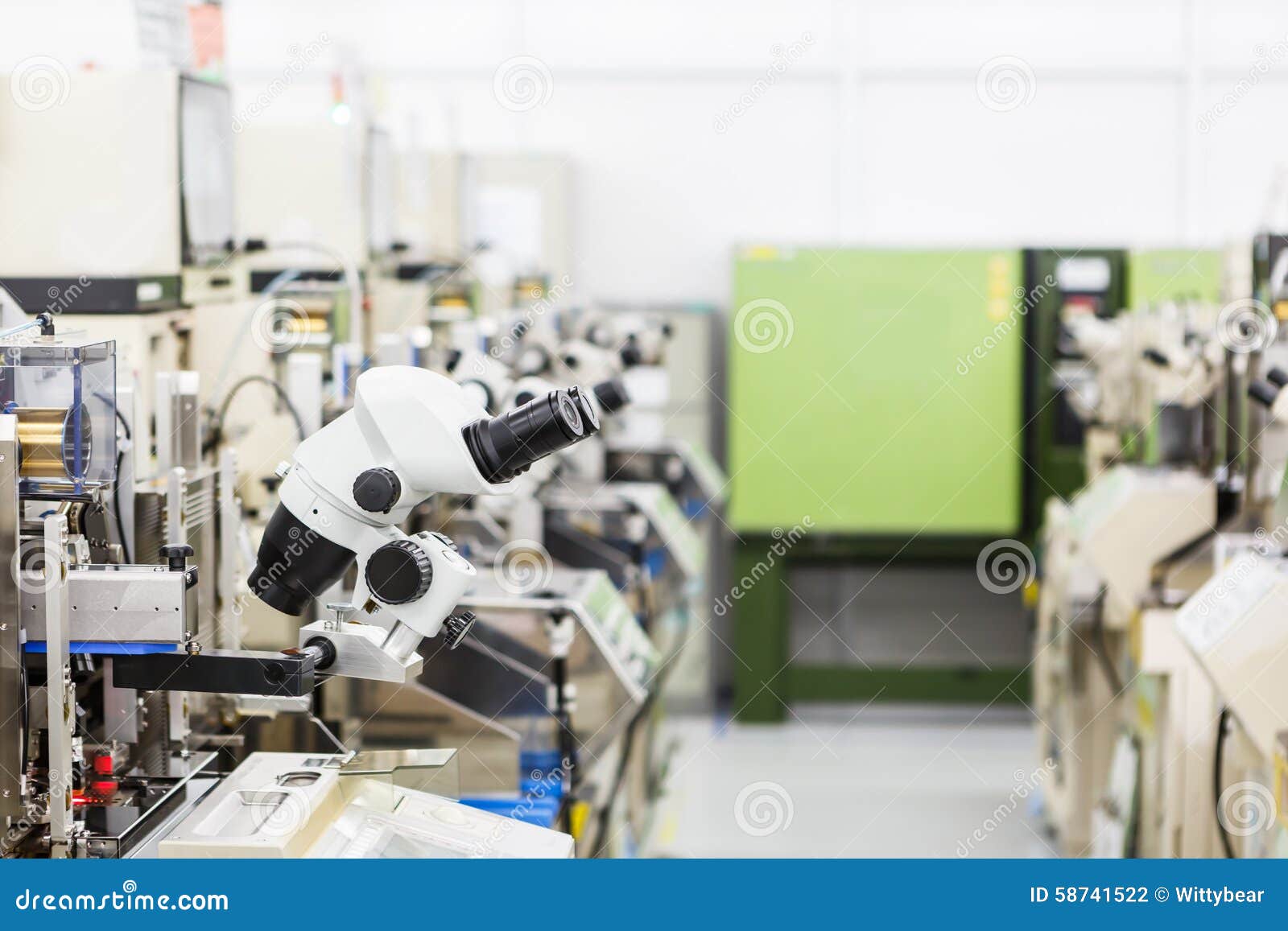 Microscope for Manufacturing Stock Photo - Image of instrument, biopsy ...