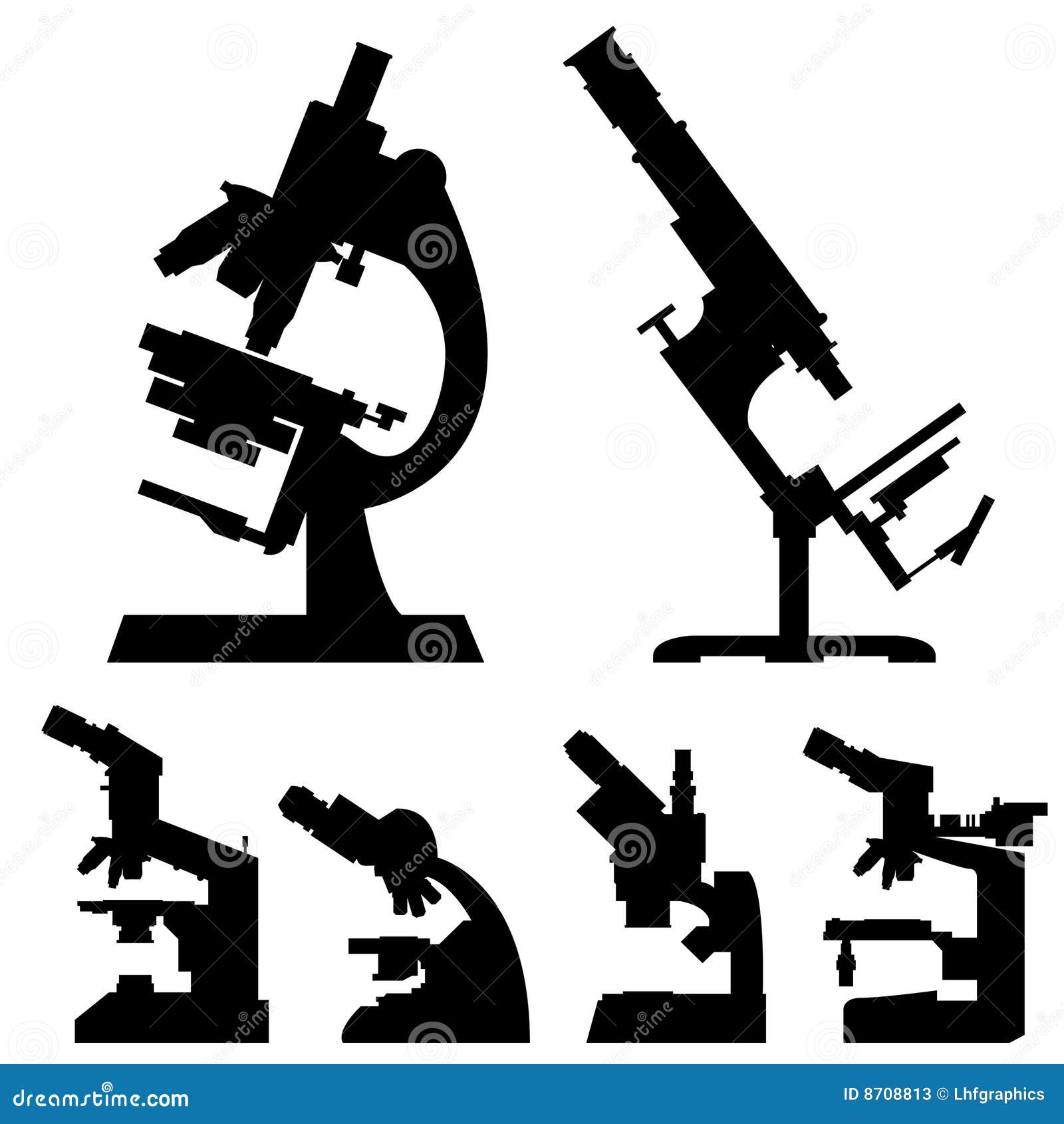 Microscope Medical Lab Set - Vector Illustration Stock Vector ...
