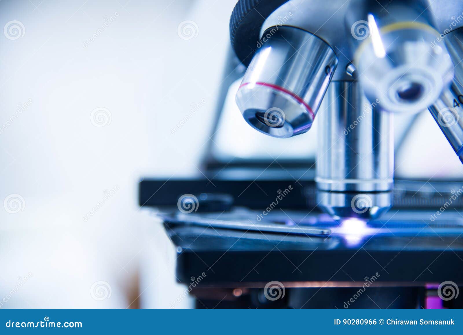 Microscope Medical Laboratory Stock Photo - Image of microbiology ...