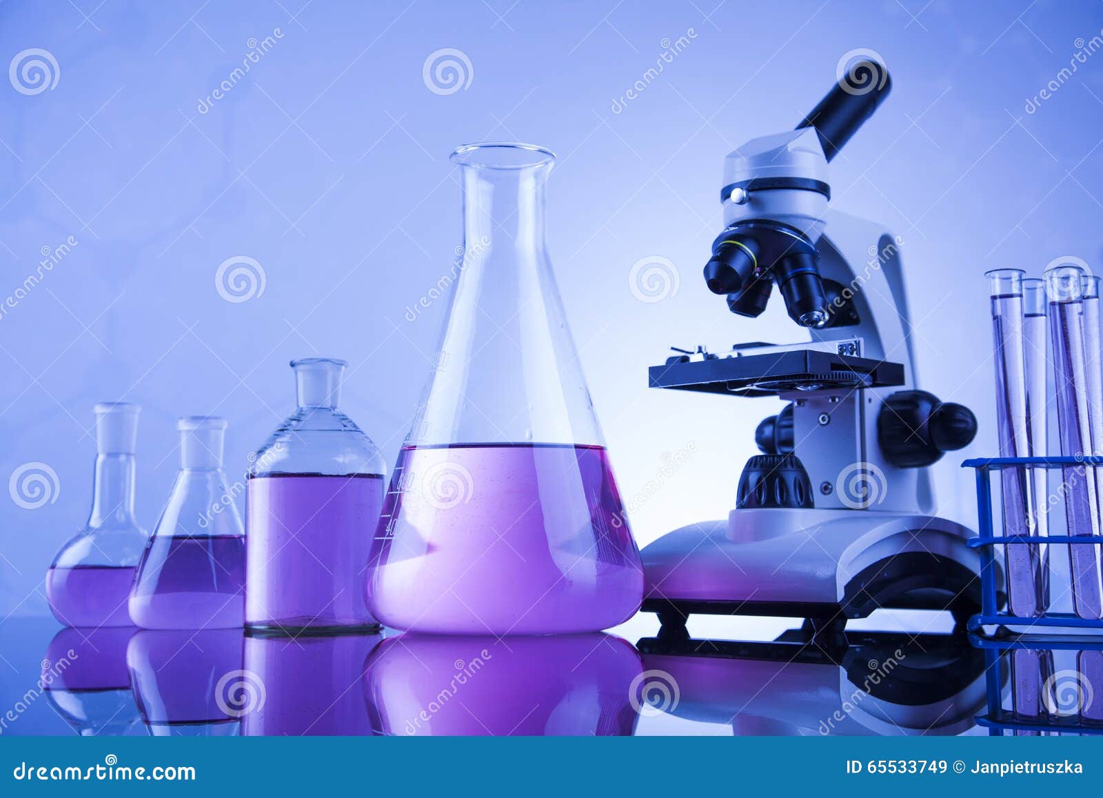 Microscope in Medical Laboratory, Research and Experiment Stock Image ...