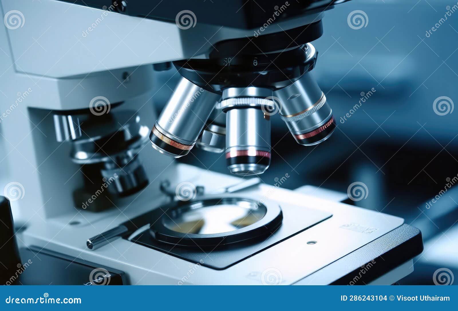 Microscope, Medicine Equipment Research Setting in Lab for Chemistry ...