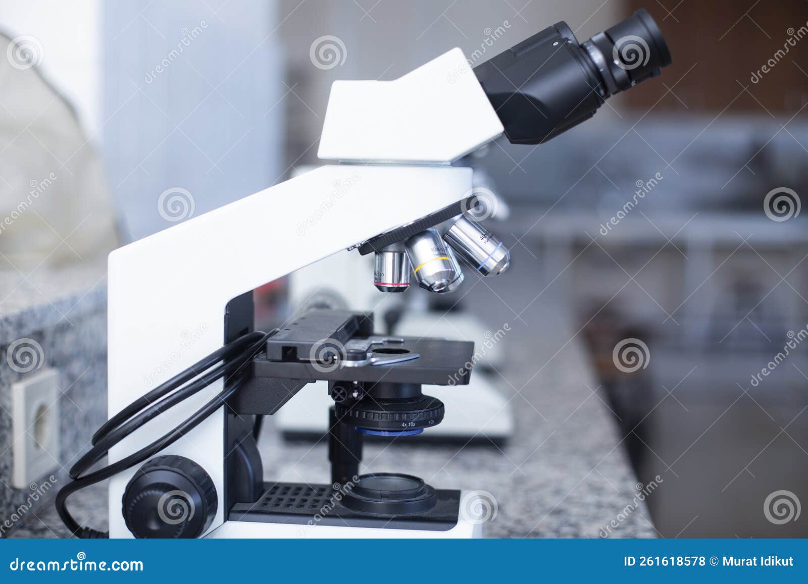 Microscope stock photo. Image of education, magnify - 261618578