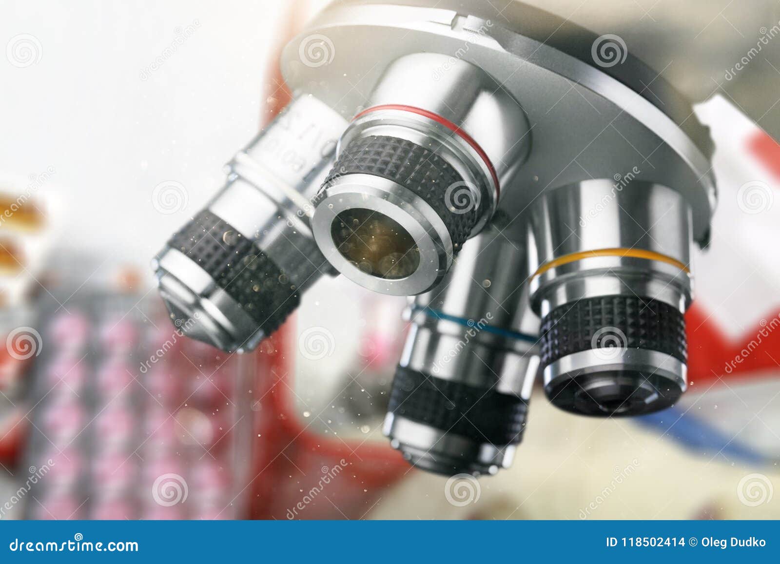 Microscope stock photo. Image of analysis, bacteria - 118502414