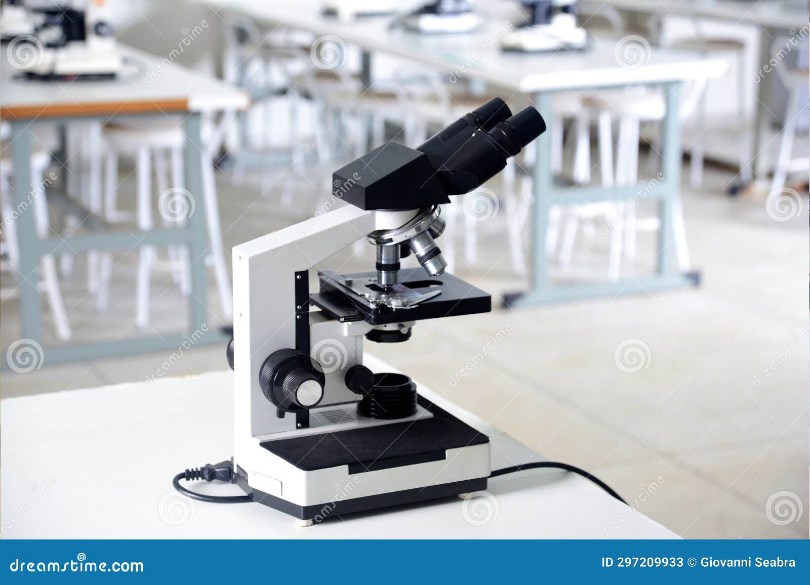 Microscope Optical Instrument Capable Of Magnifying Images Of Very ...