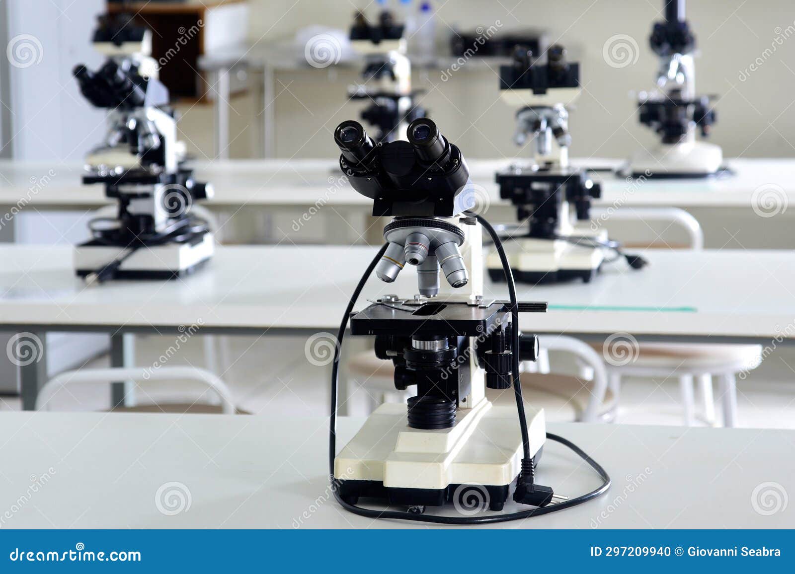 Microscope Optical Instrument Capable Of Magnifying Images Of Very ...