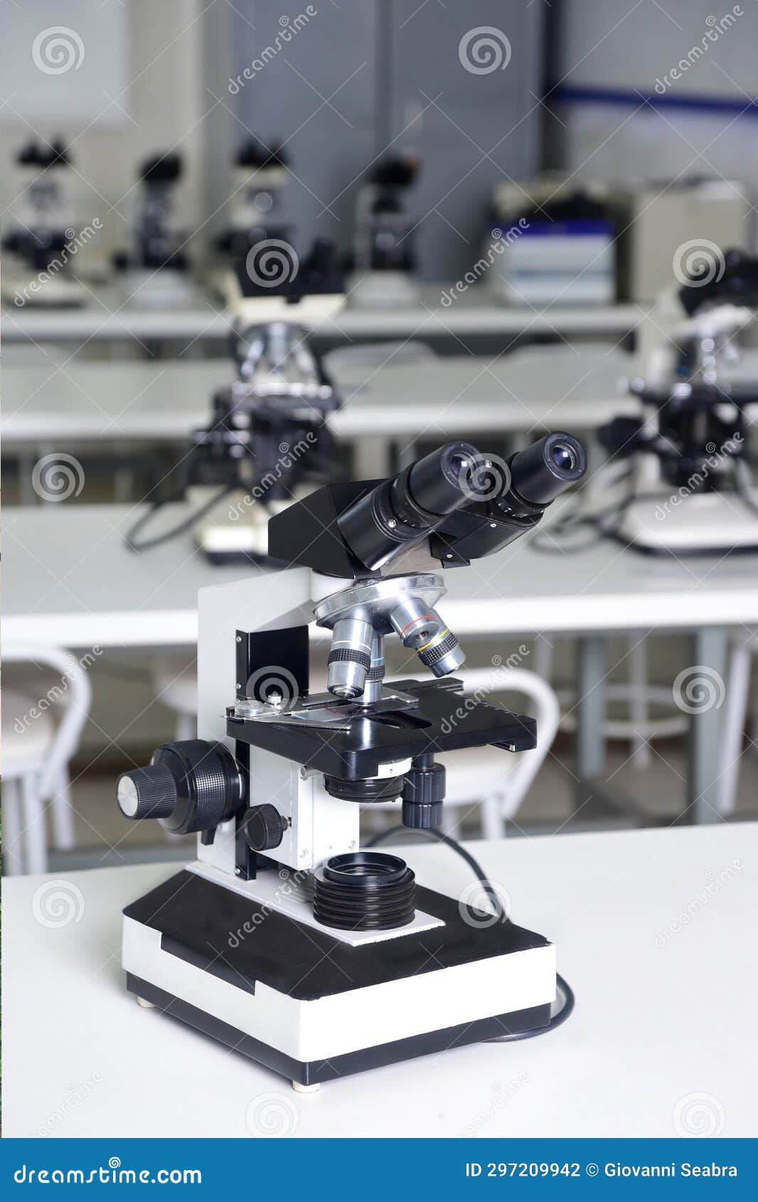 Microscope Optical Instrument Capable Of Magnifying Images Of Very ...