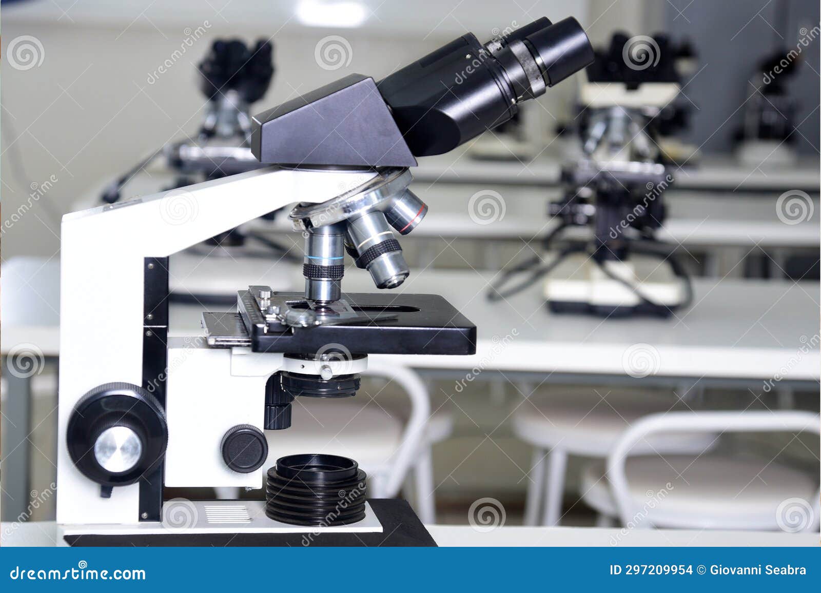 Microscope Optical Instrument Capable Of Magnifying Images Of Very ...