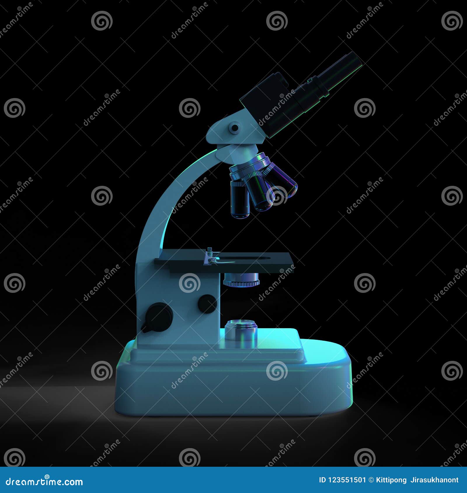 Microscope or Optical Instrument Stock Illustration - Illustration of ...