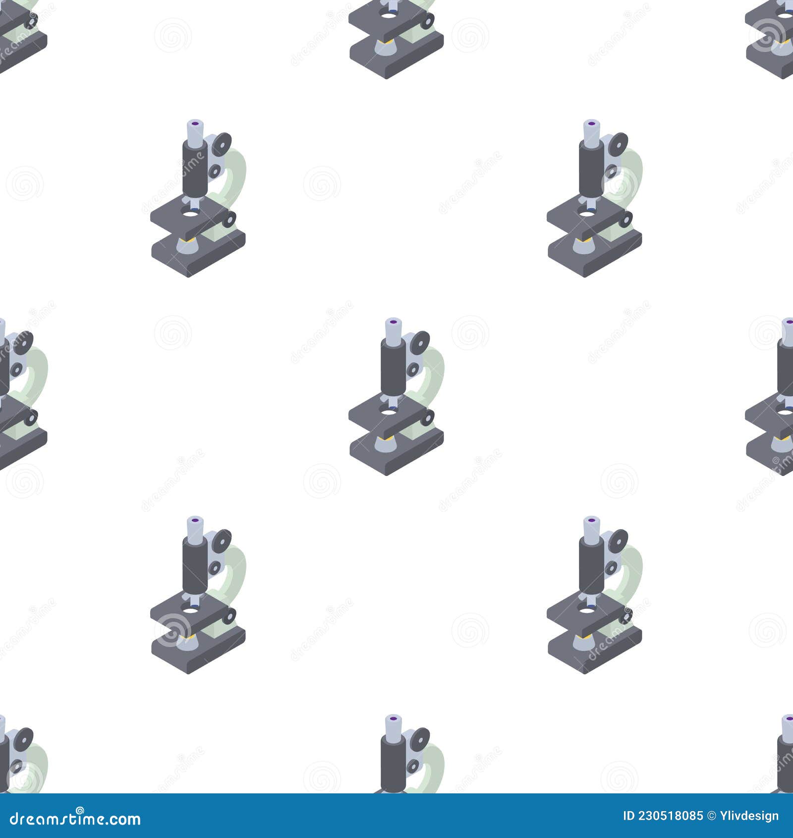 Microscope Pattern Seamless Vector Stock Vector - Illustration of ...