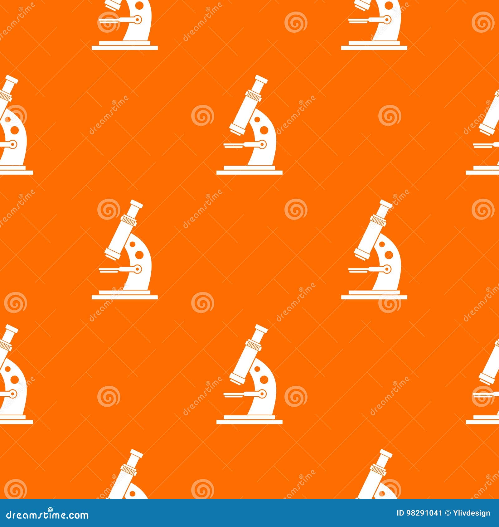 Microscope Pattern Seamless Stock Vector - Illustration of bacterium ...