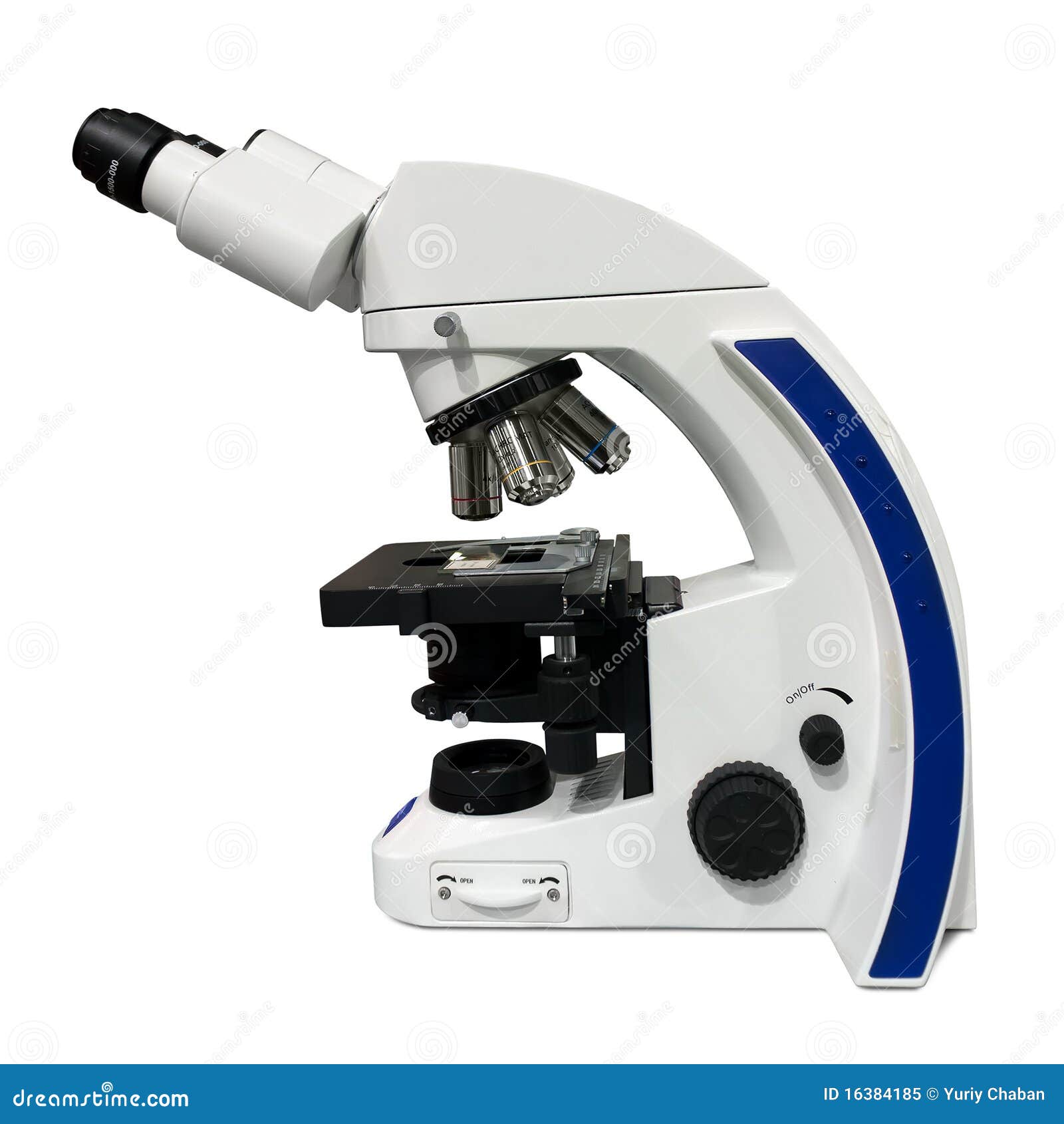 Microscope professionnel image stock. Image du science - 16384185