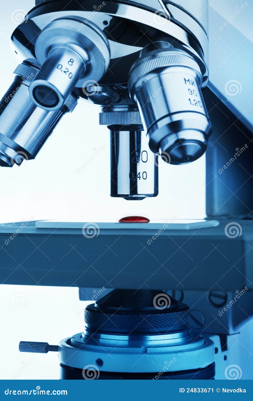 Microscope research stock image. Image of analytical - 24833671