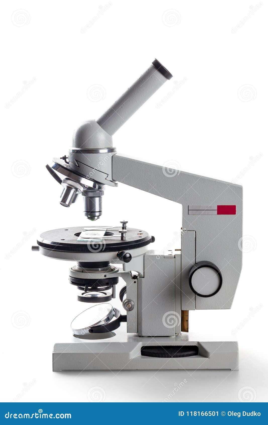Microscope Research Equipment Stock Image - Image of laboratory ...