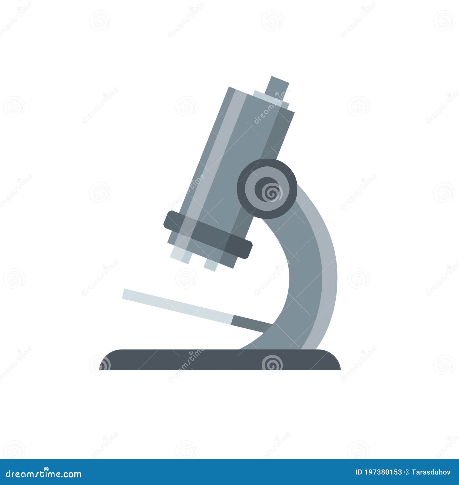 Microscope. Scientific Equipment of Laboratory Stock Vector ...