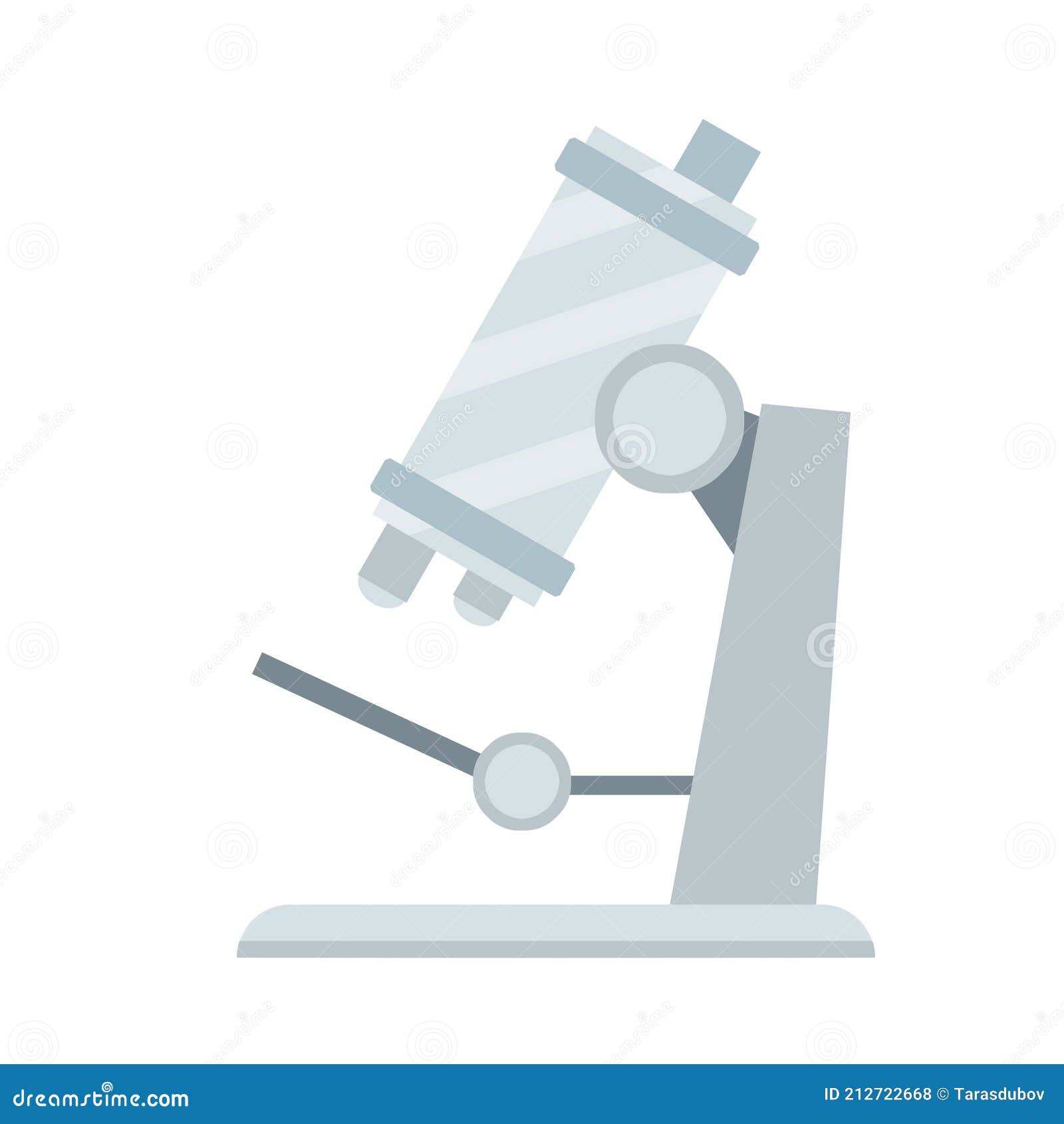 Microscope. Scientific Equipment of Laboratory. Study of Microcosm ...