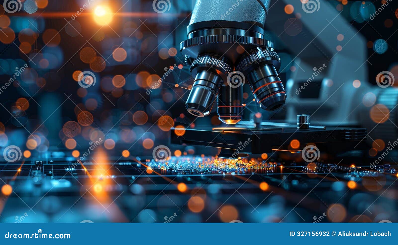 A Microscope in the Scientific Laboratory of Nanotechnology is Doing ...