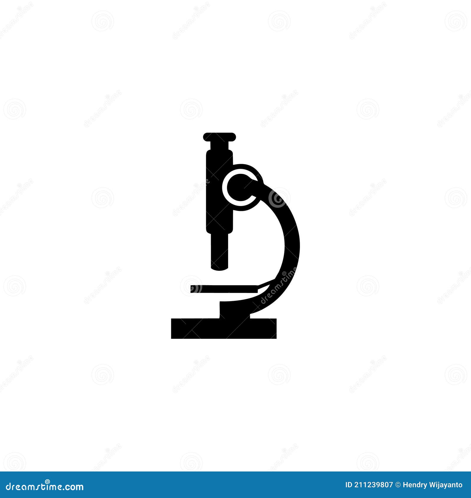 Microscope Side View Icon and Simple Flat Symbol for Website,mobile ...