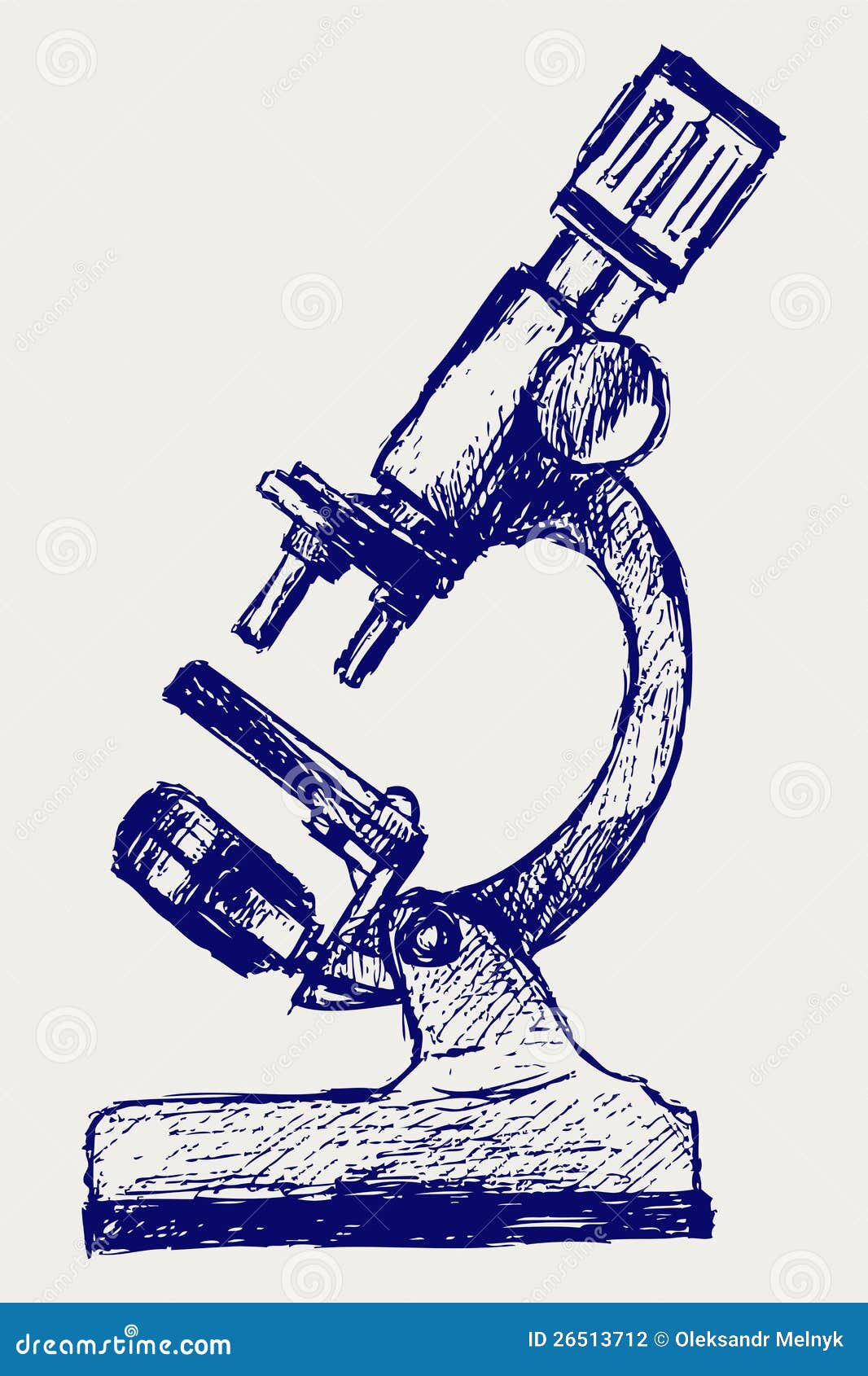 Microscope Sketch Stock Photography - Image: 26513712