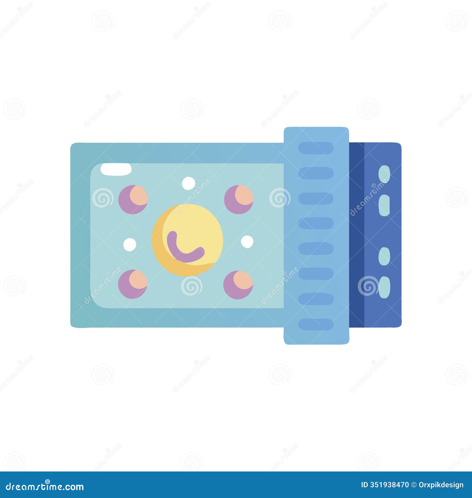 Microscope Slide Icon for Specimen Viewing Stock Vector - Illustration ...