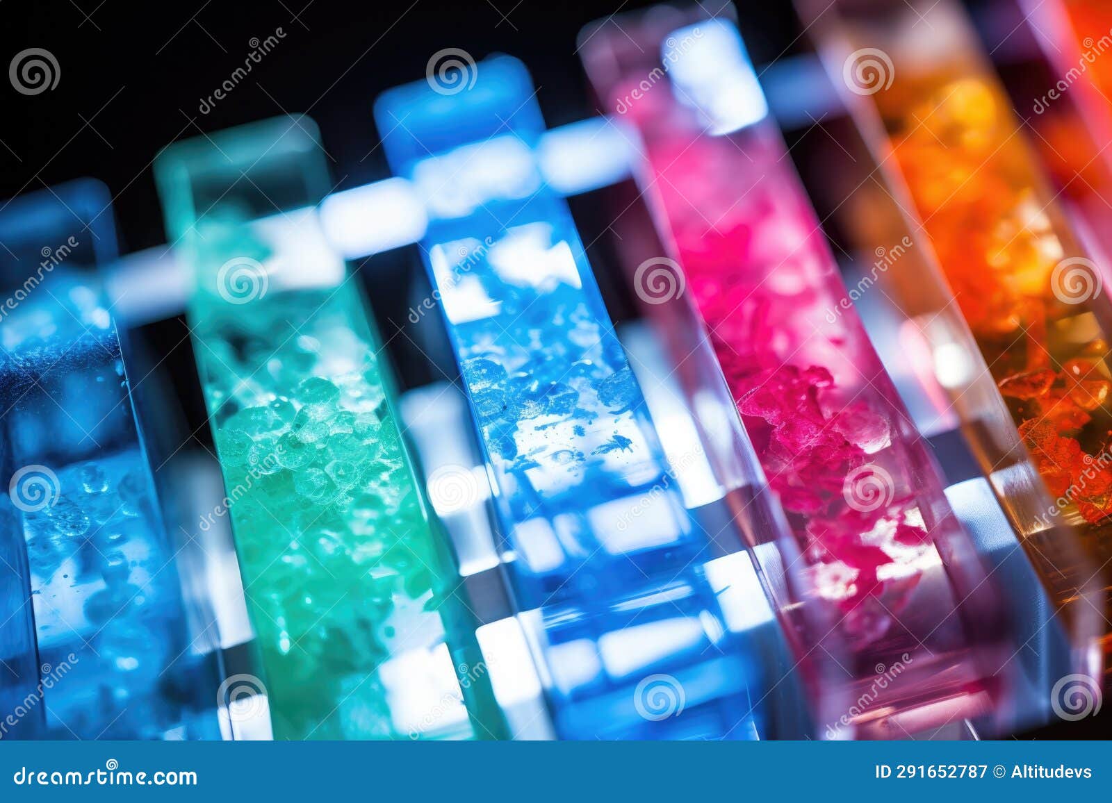 Microscope Slides of Blood Samples Indicating Rare Diseases Stock Image ...