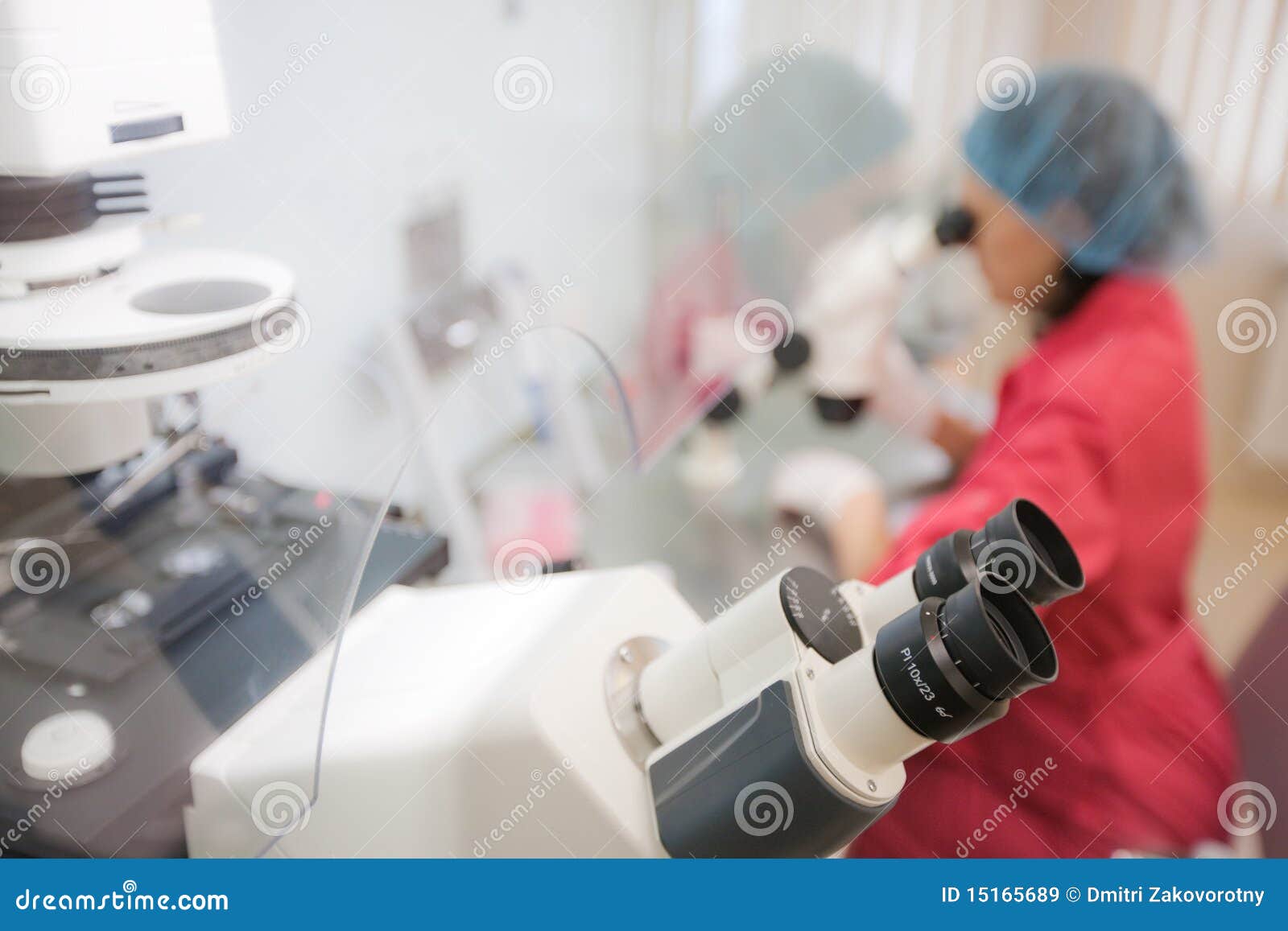 Microscope for the Study of Human Stock Image - Image of microscope ...