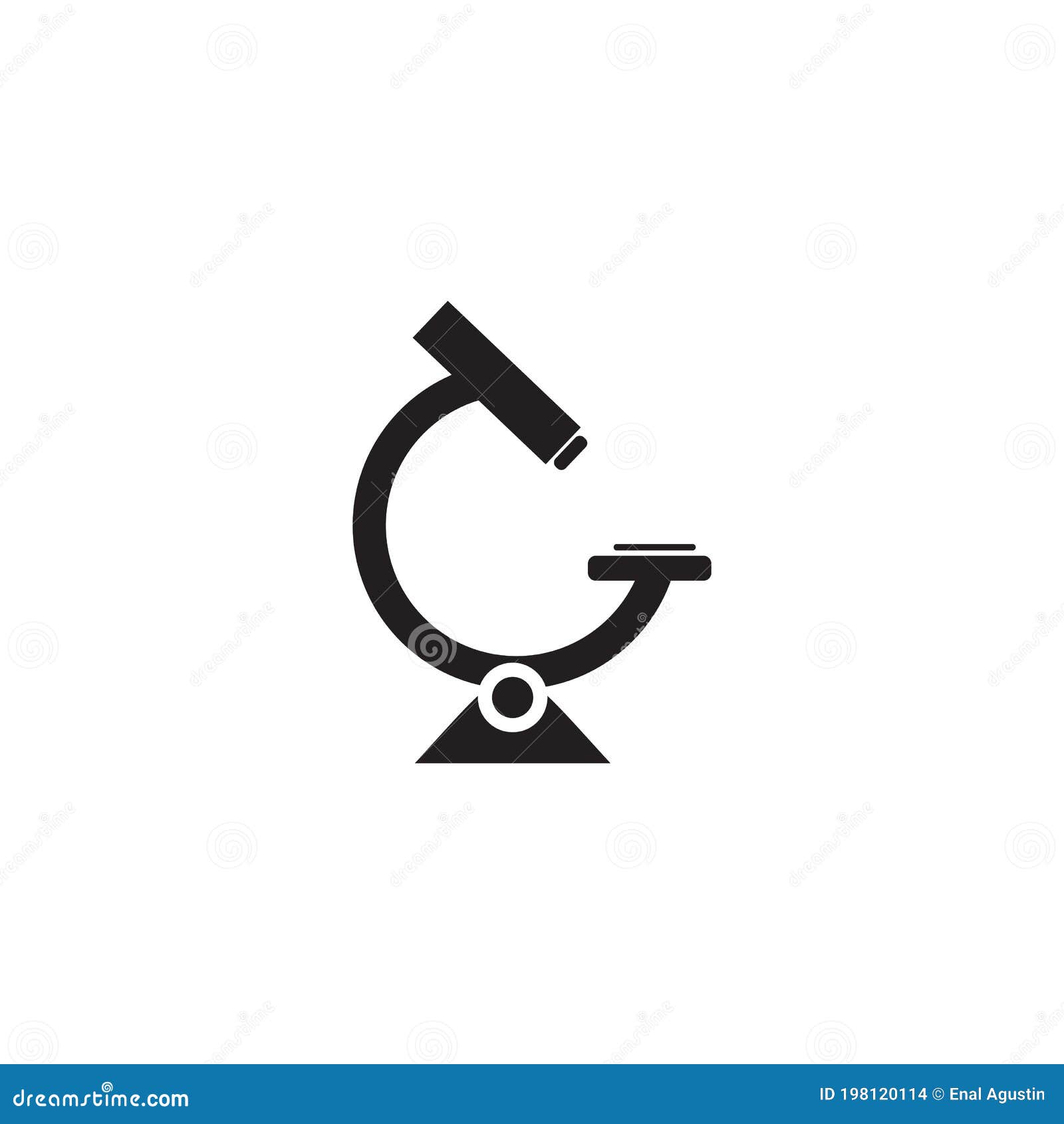 Microscope Symbol Logo Design Template Stock Vector - Illustration of ...