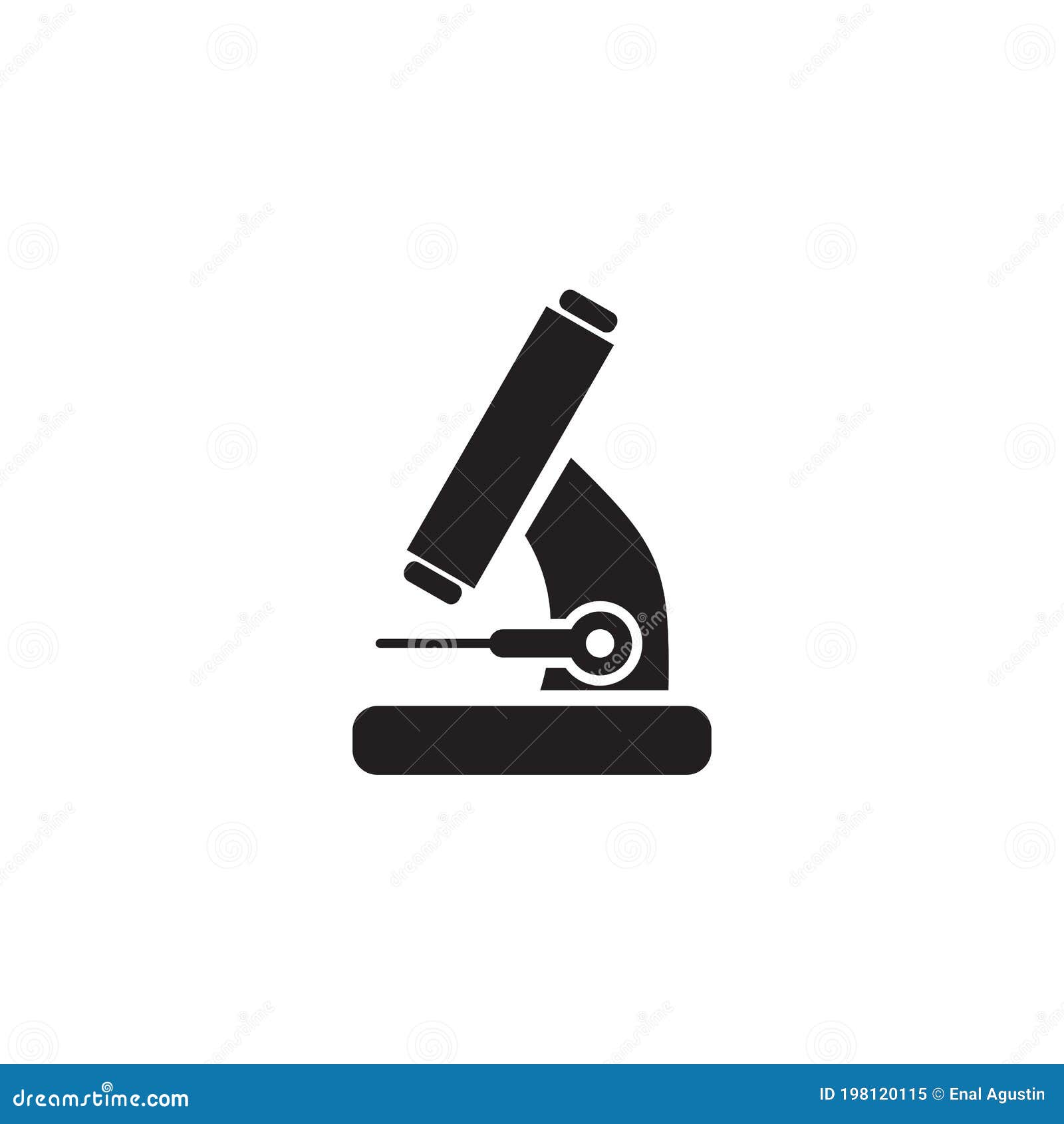 Microscope Symbol Logo Design Template Stock Vector - Illustration of ...