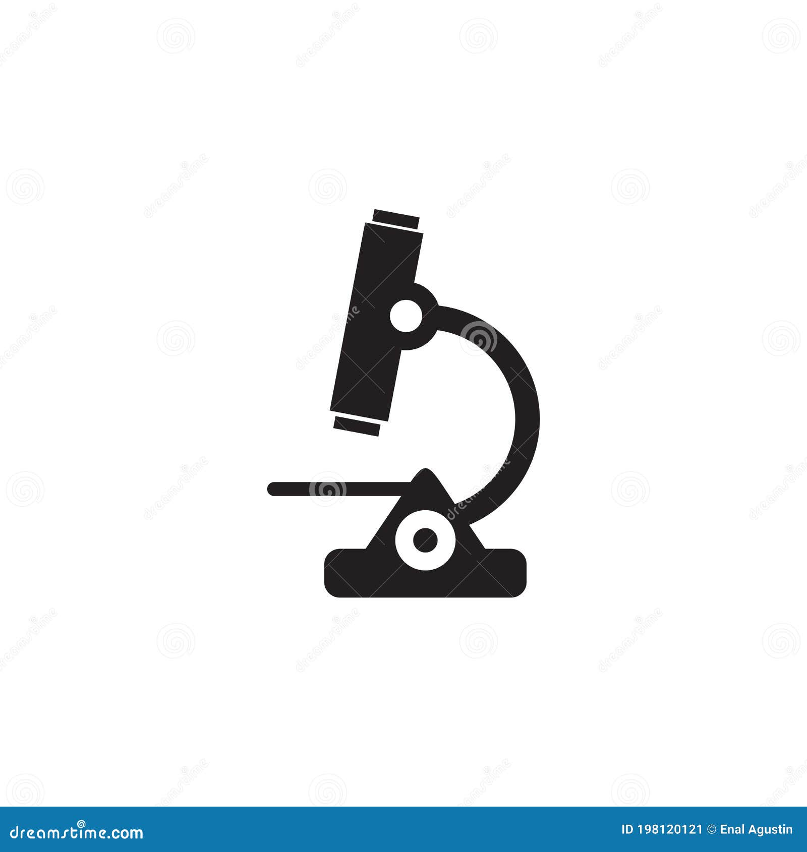 Microscope Symbol Logo Design Template Stock Vector - Illustration of ...