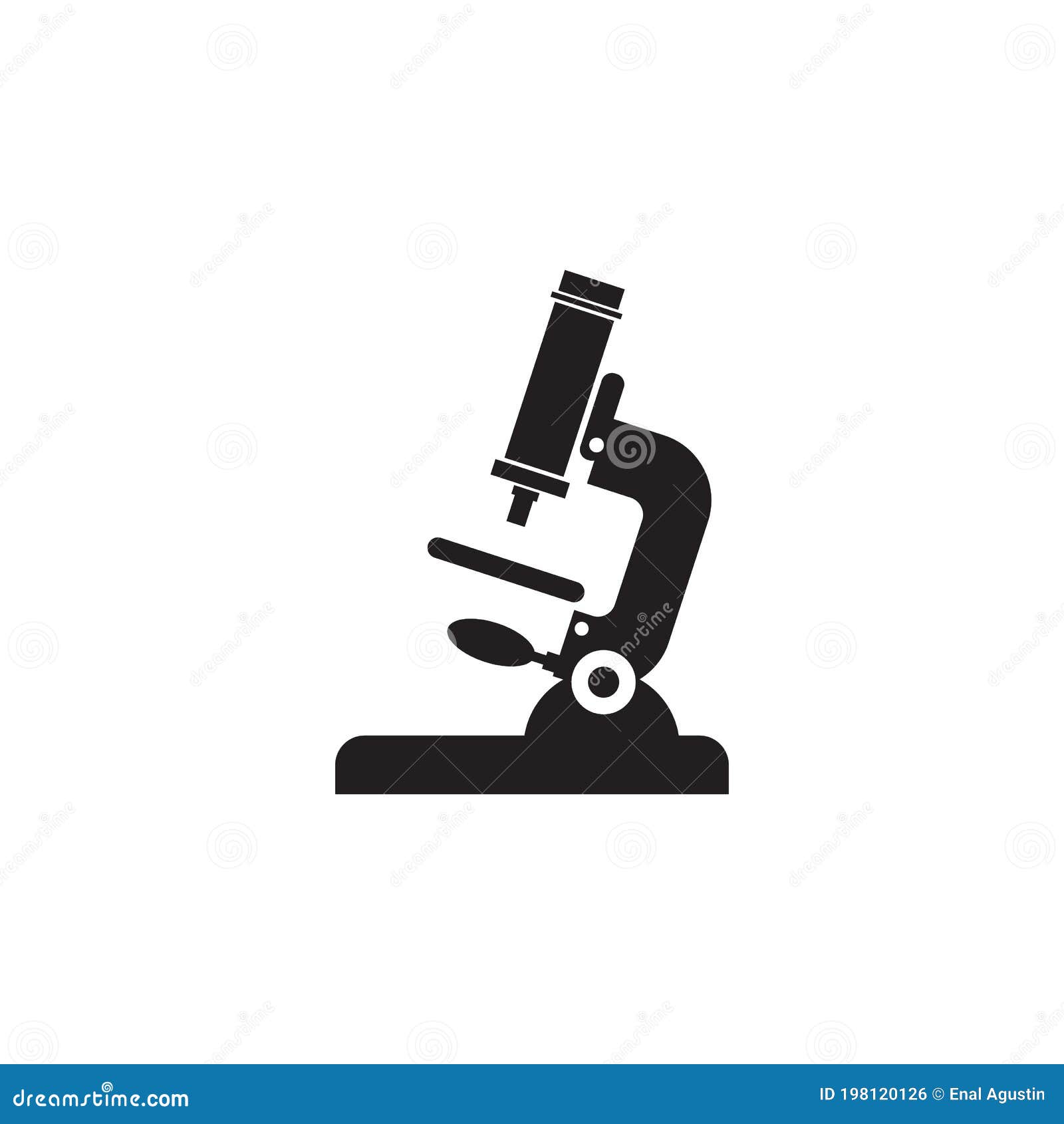 Microscope Symbol Logo Design Template Stock Vector - Illustration of ...