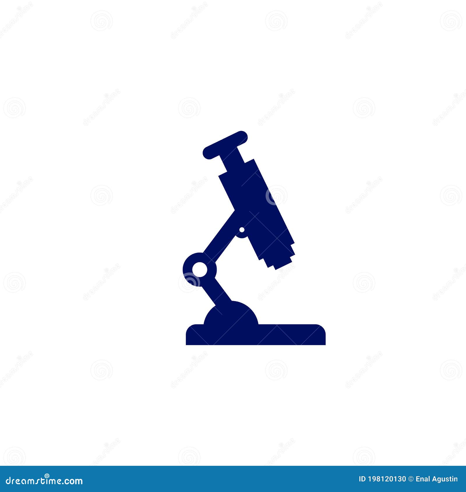 Microscope Symbol Logo Design Template Stock Vector - Illustration of ...