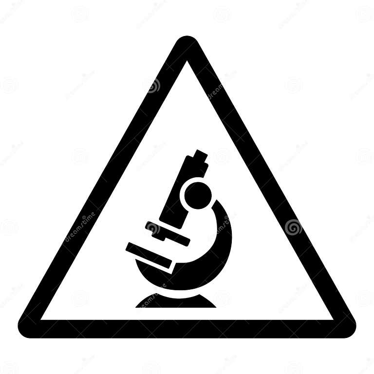 Microscope Symbol Sign,Vector Illustration, Isolate on White Background ...