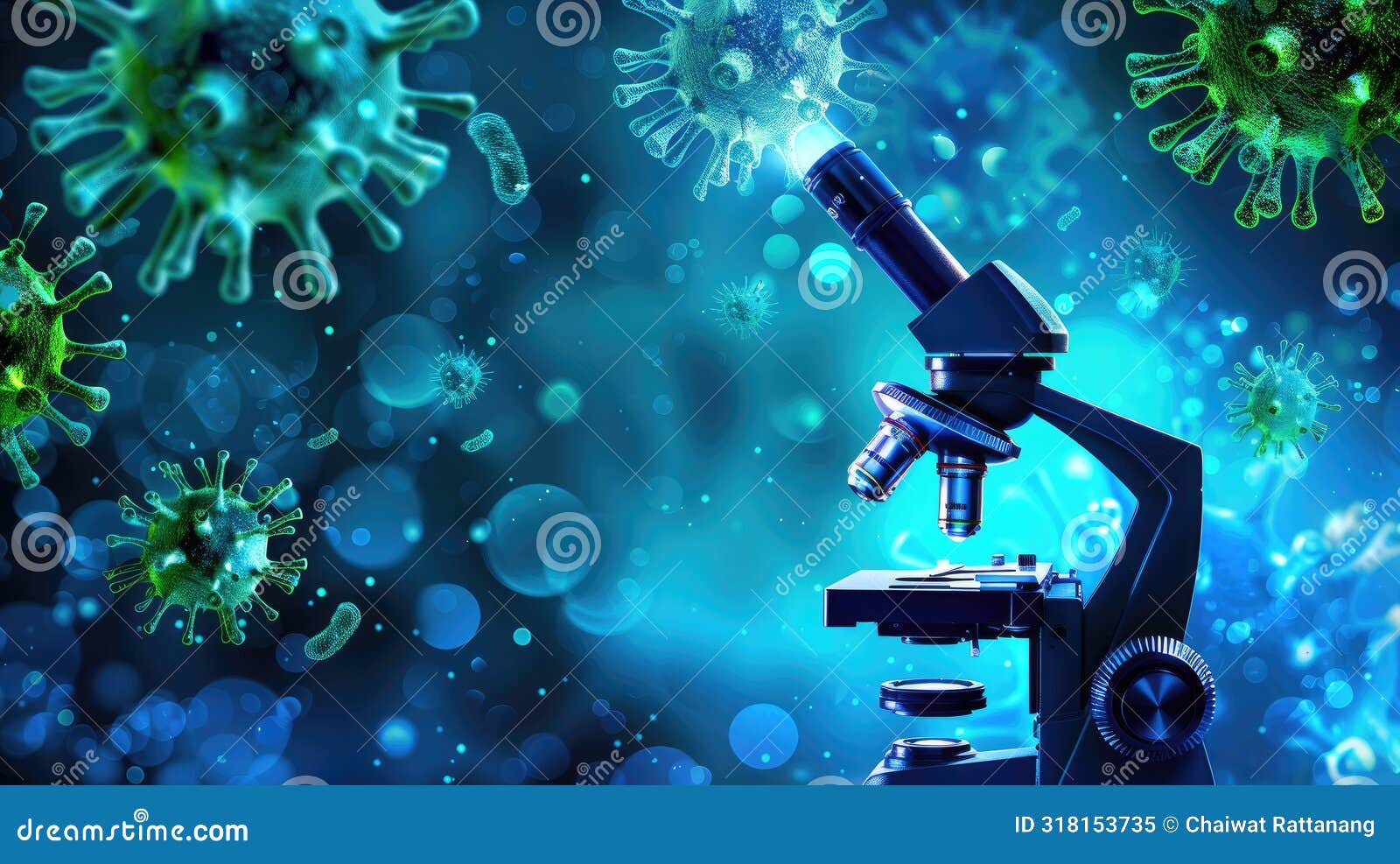 Microscope, Tool for Scientific and Medical Research, Medical Concept ...