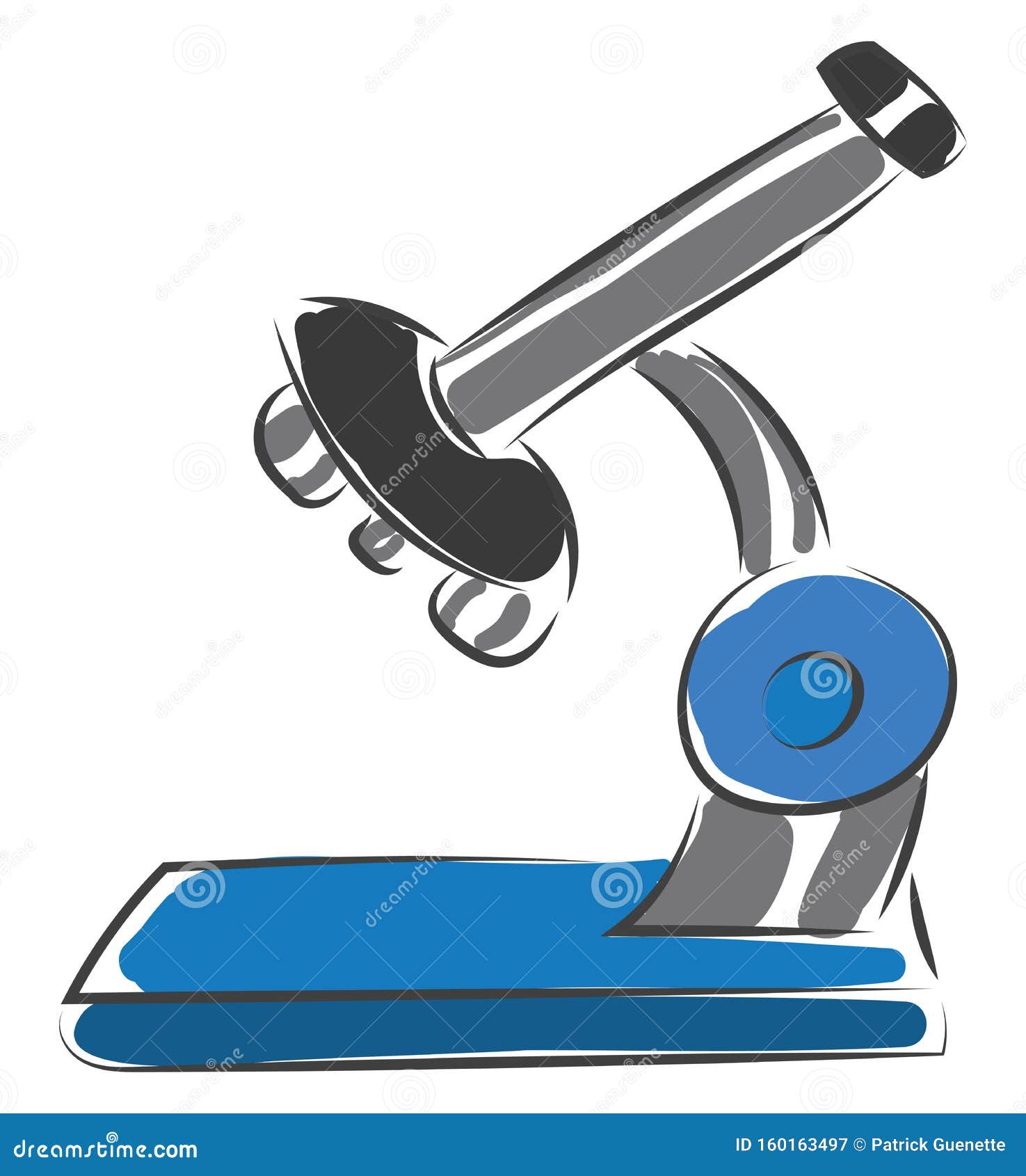 Microscope, Vector or Color Illustration Stock Vector - Illustration of ...