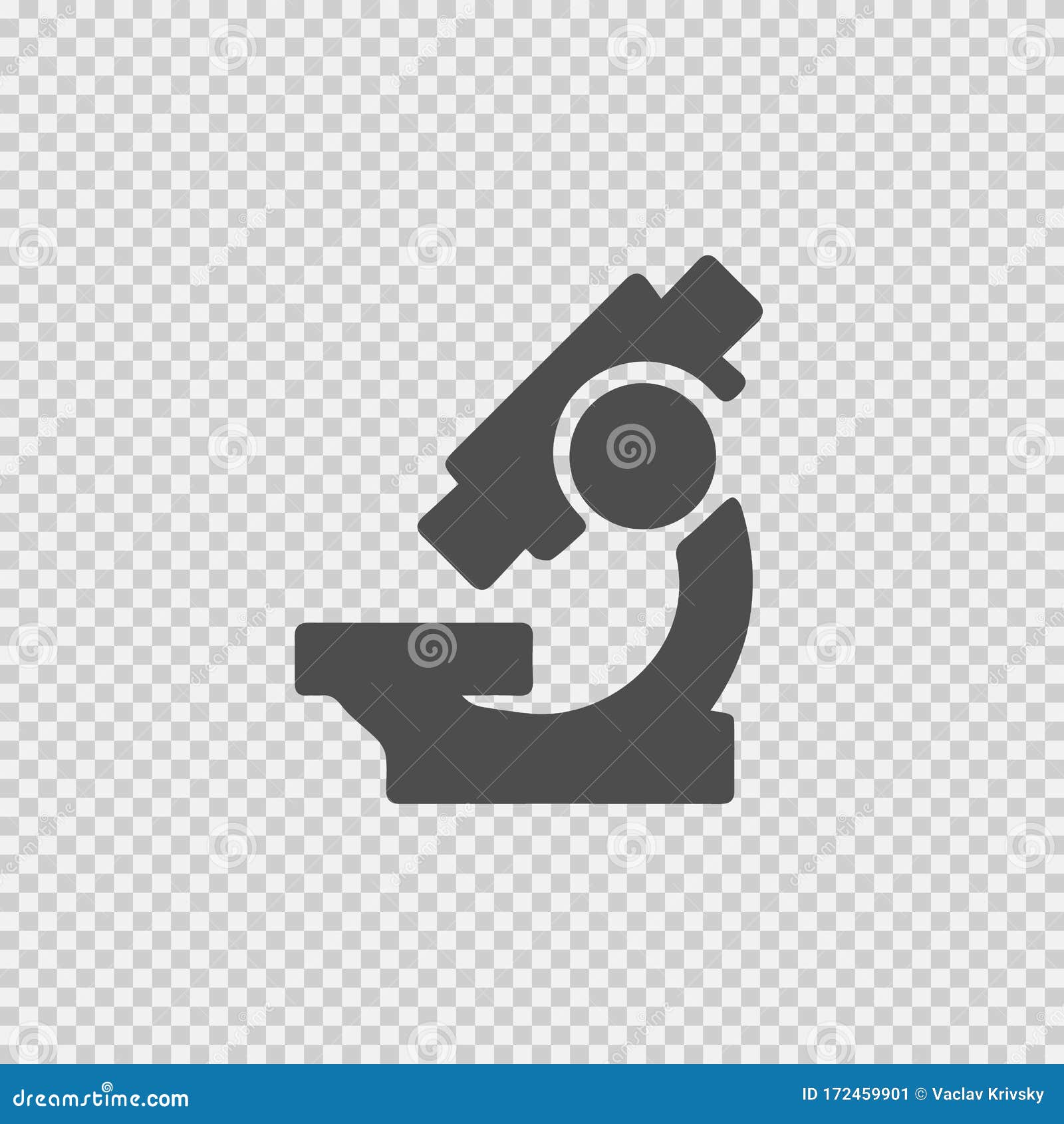 Microscope Vector Icon Eps 10. Stock Vector - Illustration of isolated ...