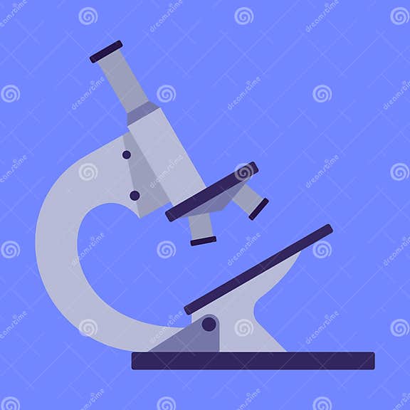 Microscope Vector Icon. Science Lab Microscope Vector Illustration ...