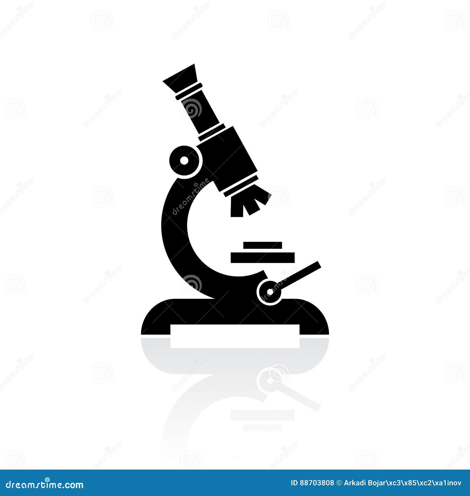 Microscope. Vector Drawing | CartoonDealer.com #77861586