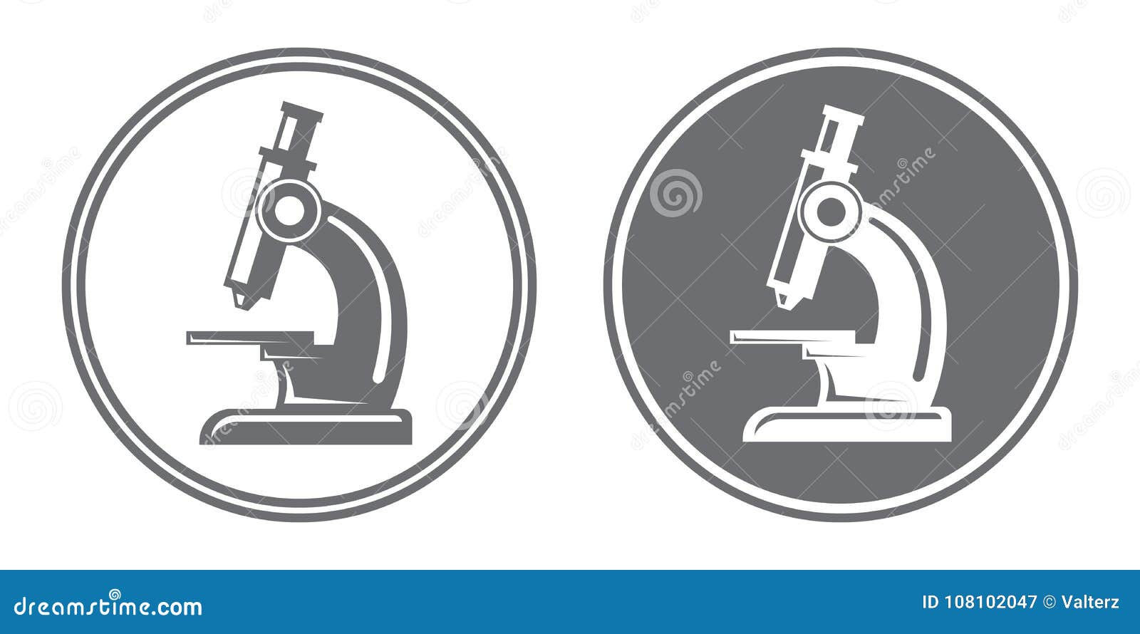 Microscope - Vector For Logo Or Pictogram. Microscope - Vector Icon For ...
