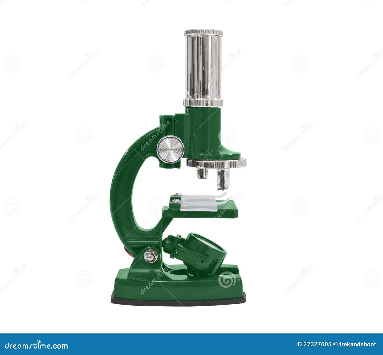 Microscope Vert D'isolement Image stock - Image du blanc, matériel ...