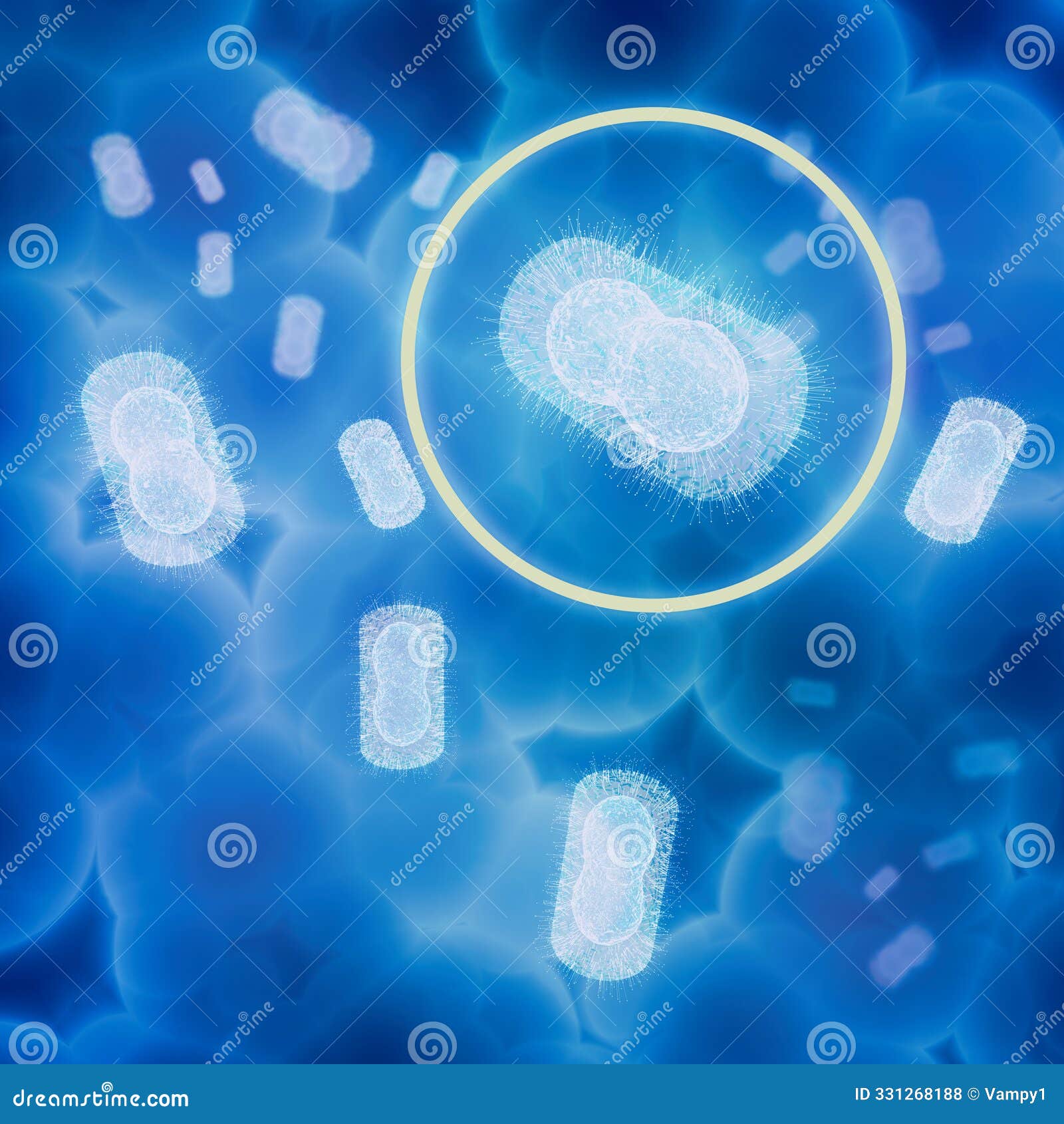Microscope View of Monkeypox, it is a Disease Caused by Infection with ...