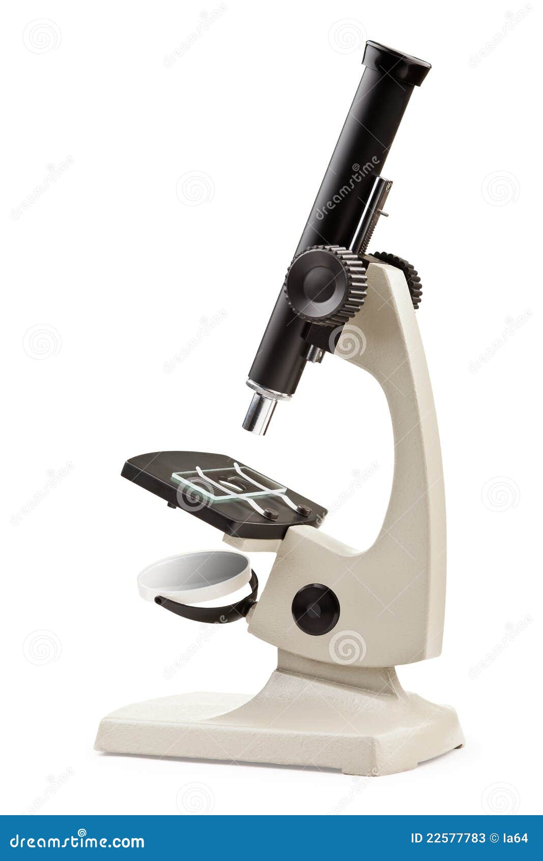 Microscope white isolated stock image. Image of magnification - 22577783