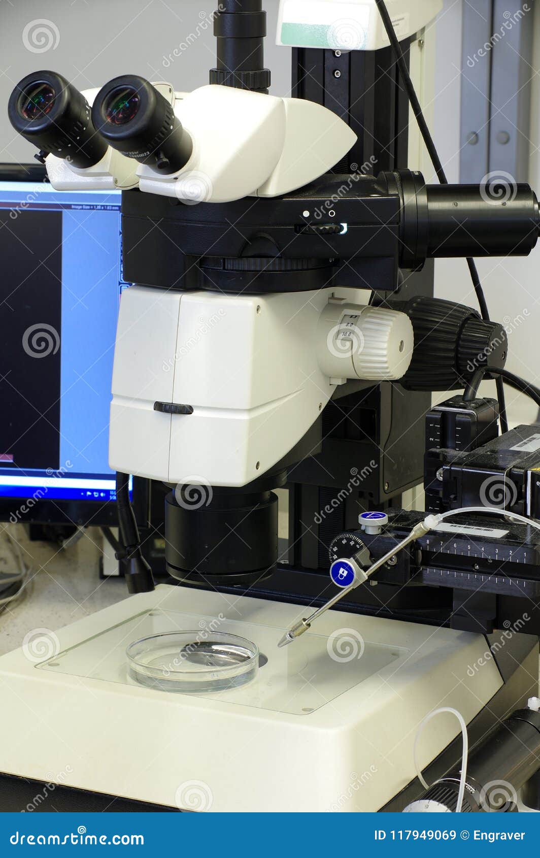 Microscopes Laboratory Classroom Equipment Stock Image - Image of theme ...