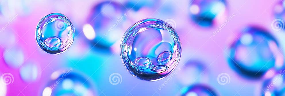 Microscopic Abstract Bubbles a Mesmerizing CloseUp Abstract Image of ...