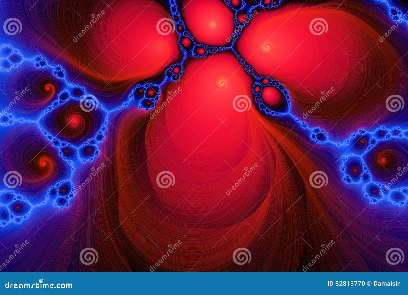 Microscopic Abstract Image, Background Stock Illustration ...