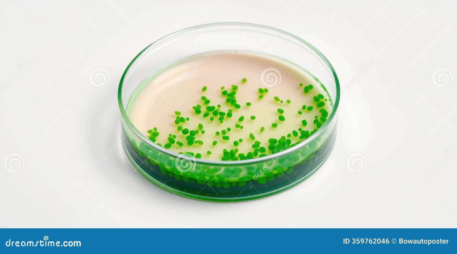 Microscopic Algae Growth on Nutrient Agar a Visual Exploration of ...