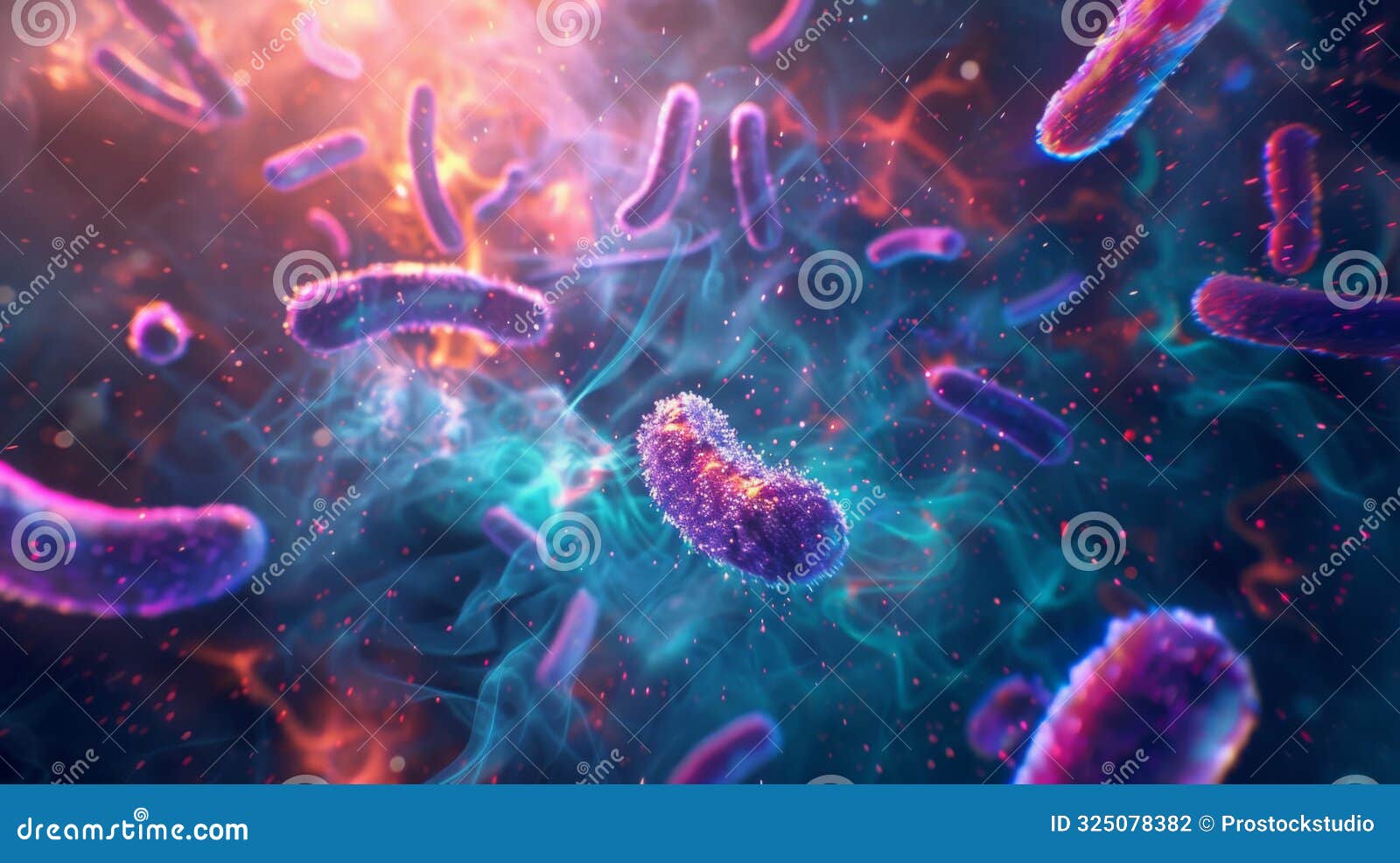 Microscopic Bacteria Breaking Down Plastic Waste In Ocean Water ...